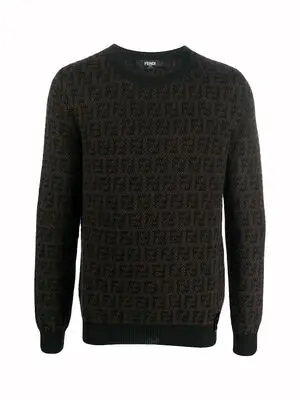 Men's Fendi Black Sweaters
