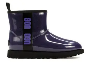 UGG Classic Clear Mini Boots - Violet Night/black