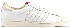 Adidas Superstar 424 Shelltoe Sneakers - Core White/scarelet Red