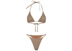 Fendi X Skims Reversible Two-piece Swimsuit