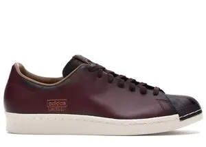 Adidas Superstar 80s Limited Edition Sneakers - Dark Burgundy/mesa