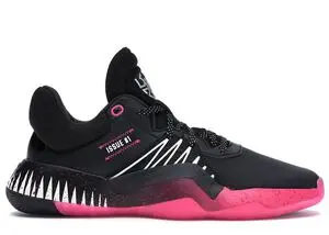 Adidas D.o.n. Issue #1 Symbiote Spider-man Sneakers - Core Black/cloud White/pink