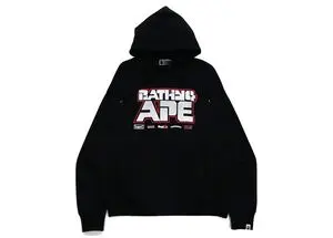 A BATHING APE Graphic Loose Fit Pullover Hoodie