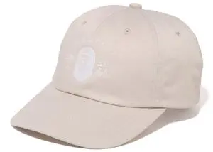 A BATHING APE Panel Cap - Ivory