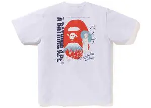 A BATHING APE Japan Exclusive Japan Souvenir #3 Tee Shirt - White