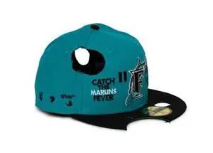 Off-White New Era Miami Marlins Fitted Cap