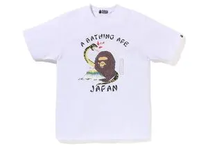 A BATHING APE Japanese Culture Tee Shirt - White