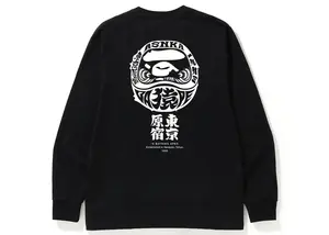 A BATHING APE Japan Culture Daruma Long Sleeve Tee Shirt