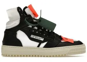 Off-White Off Court 3.0 Leather Canvas Sneakers - Black/white