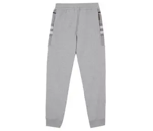 Burberry Check Panel Cotton Jogging Pants