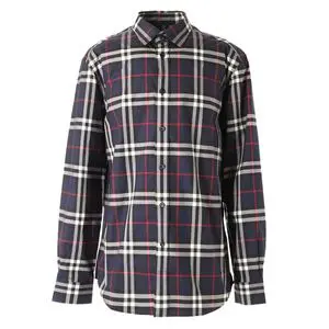 Burberry Check Print Long Sleeve Shirt