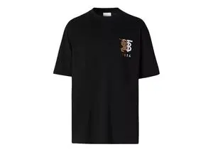 Burberry Contrast Logo T-shirt - Black