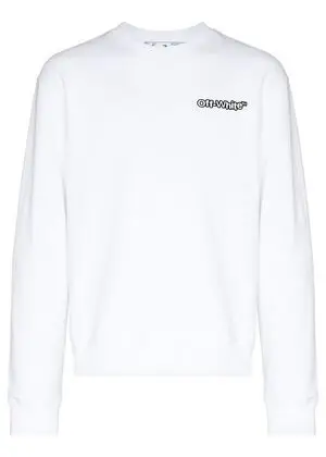 Off-White Logo Print Crewneck Sweatshirt