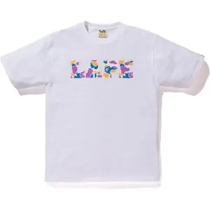 A BATHING APE La Camo Lape Tee Shirt - White