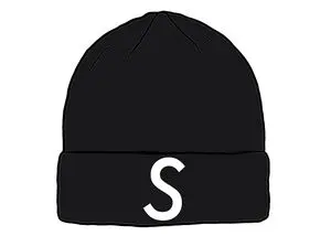 Supreme New Era Swarovski S Logo Beanie - Black