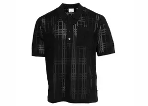 Burberry Checked Oversize Polo Shirt
