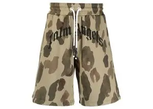 Palm Angels Camouflage Pattern Shorts
