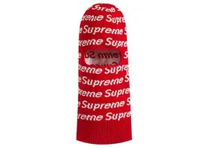 Supreme Repeat Balaclava - Red