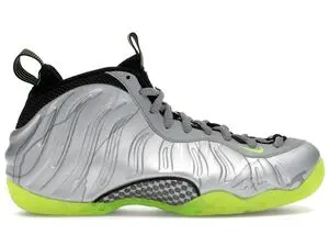 Nike Air Foamposite One Silver Camo Sneakers - Metallic Silver/voltone-colorblack