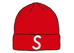 Supreme New Era Swarovski S Logo Beanie - Red