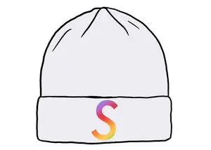 Supreme New Era Swarovski S Logo Beanie - White