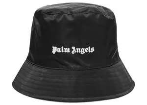 Palm Angels Classic Logo Bucket Hat - Black