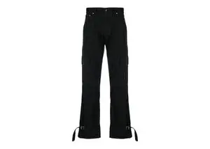 Off-White Canvas Cargo Trousers