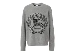 Burberry Wool Jacquard Oversized Sweater