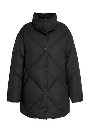 Gabardine Black Coats For Women