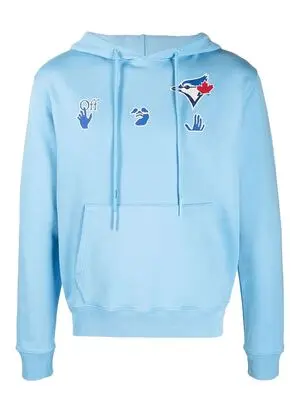 Men's Blue White Sweatshirts Hoodies