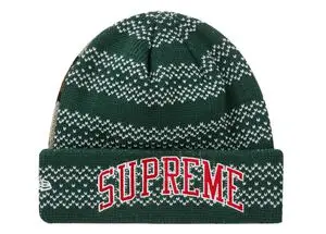 Supreme New Era Beanie - Green