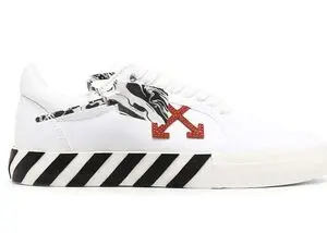 Off-White Off Vulc Low Arrow Sneakers - White/red