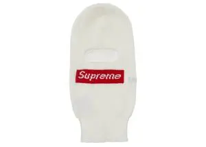 Supreme New Era Box Logo Balaclava - White