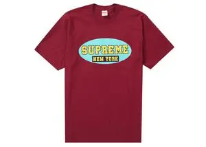 Supreme New York Tee Shirt - Cardinal