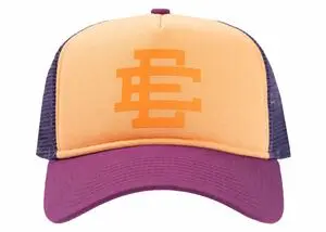 ERIC EMANUEL Ee Trucker Cap - Purple/peach/orange