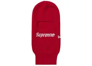 Supreme New Era Box Logo Balaclava - Red