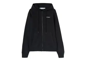 Off-White Diagonal Slim Zip Hoodie