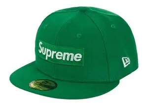Supreme Supreme No Comp Box Logo New Era Cap Green