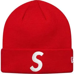 Supreme S Logo Beanie - Red