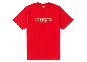 Supreme Nouveau Logo Tee Shirt - Red