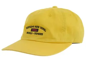 Supreme New York Arc 6-panel Cap - Yellow
