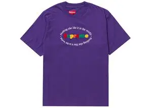 Supreme Nothing Else Short Sleeve Top - Purple