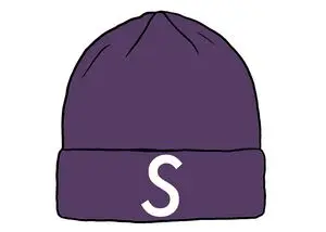 Supreme New Era Swarovski S Logo Beanie - Purple
