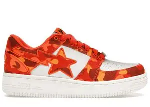 BAPE A Bathing Ape Bape Sta Heron Prestonin Sneakers White/orange