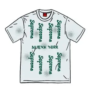 Supreme Nueva York Short Sleeve Top - White