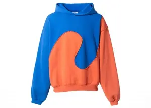 ERL Swirl Fleece Hoodie - Blue Orange