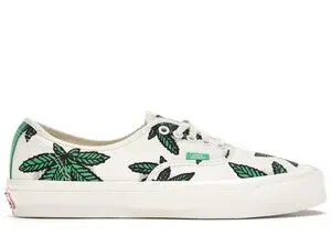 VANS Ua Og Authentic Lx Sweet Leafin Sneakers - White/green