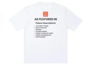 PALACE X Mcdonald's Description Ii T-shirt - White
