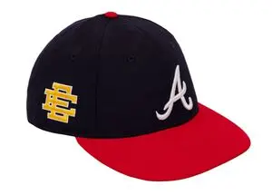 ERIC EMANUEL Retro Crown Braves Cap - Navy Blue/red/yellow