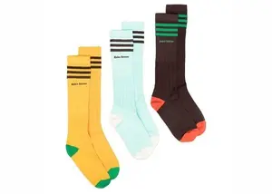 Adidas Wales Bonner Crochet Socks Clear Mint/multicolor